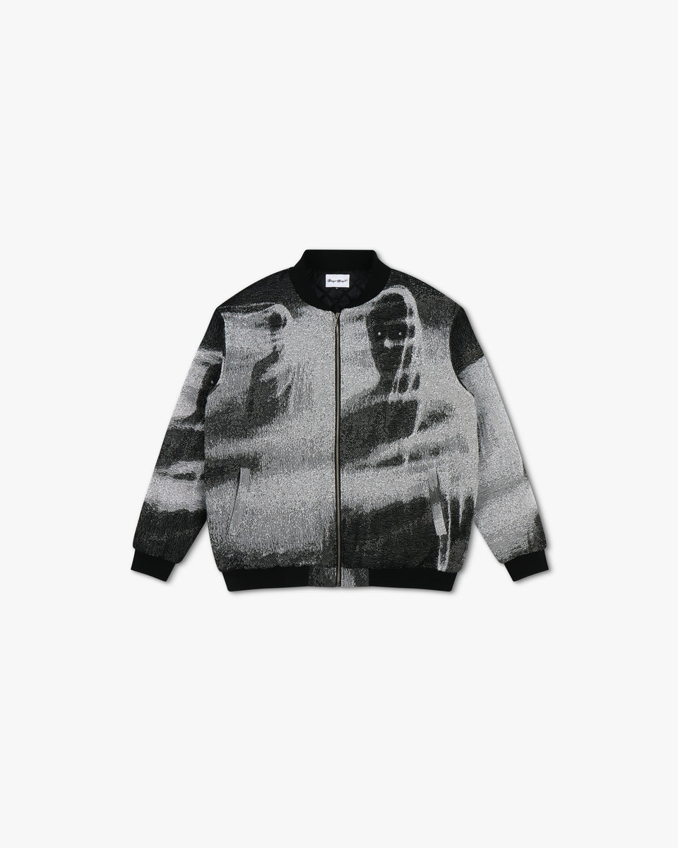 Shadow Bomber Jacket | Sleek Outerwear | Funeral Apparel